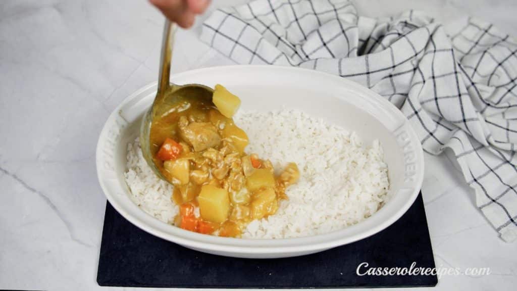 Yaki Curry Casserole with Chicken - Casserole Recipes