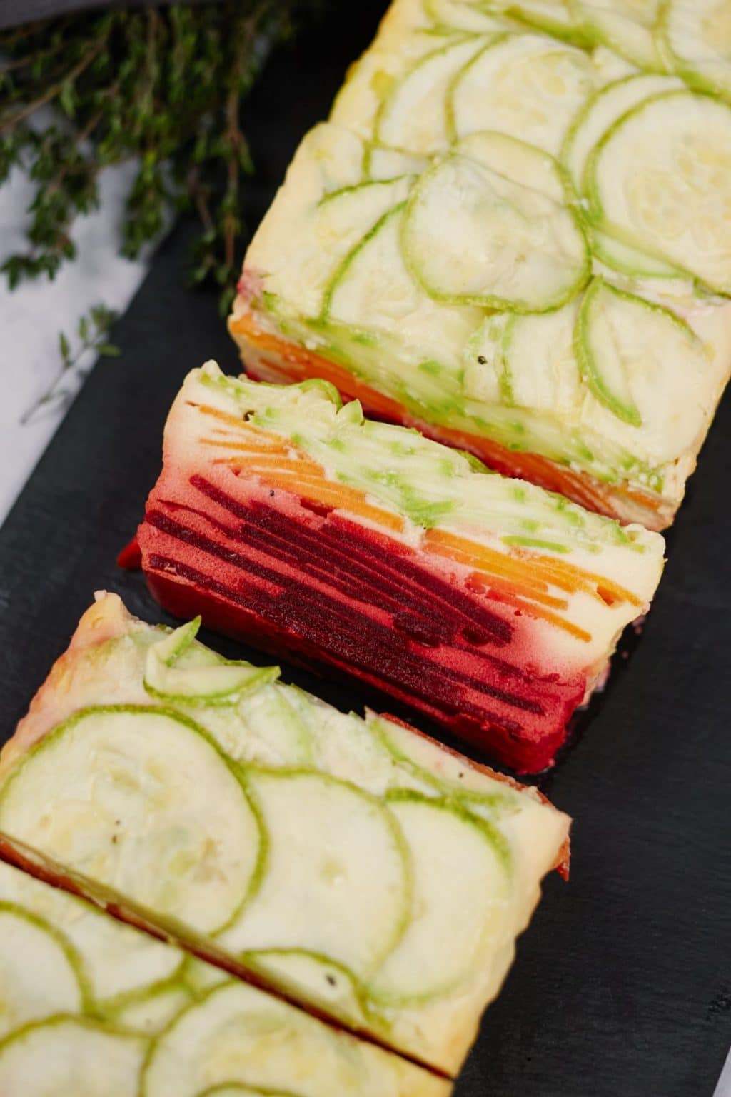 Layered Vegetable Terrine Casserole - Casserole Recipes