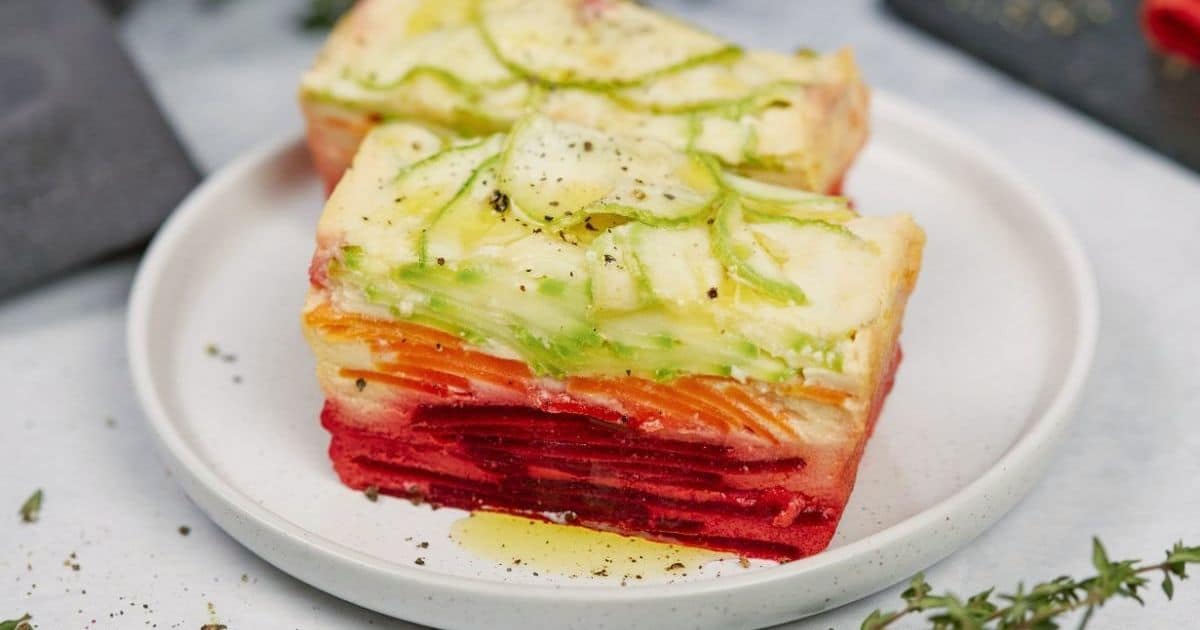 Layered Vegetable Terrine Casserole - Casserole Recipes