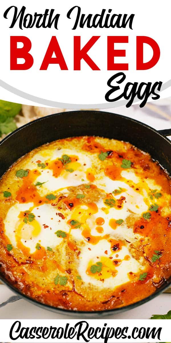 North Indian Baked Eggs - Casserole Recipes