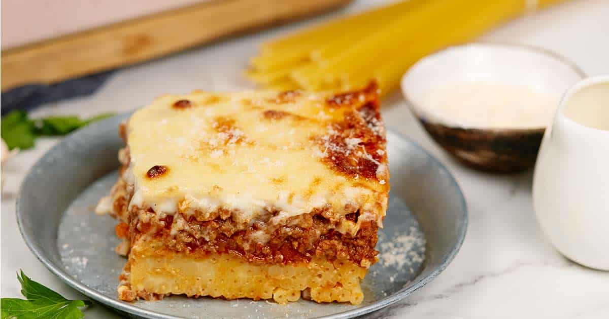 Pastitsio - Greek Beef Pasta Bake - Casserole Recipes