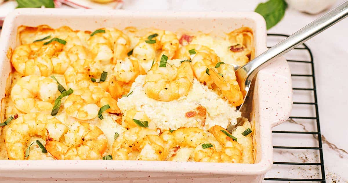 Shrimp and Cauliflower Bake - Casserole Recipes