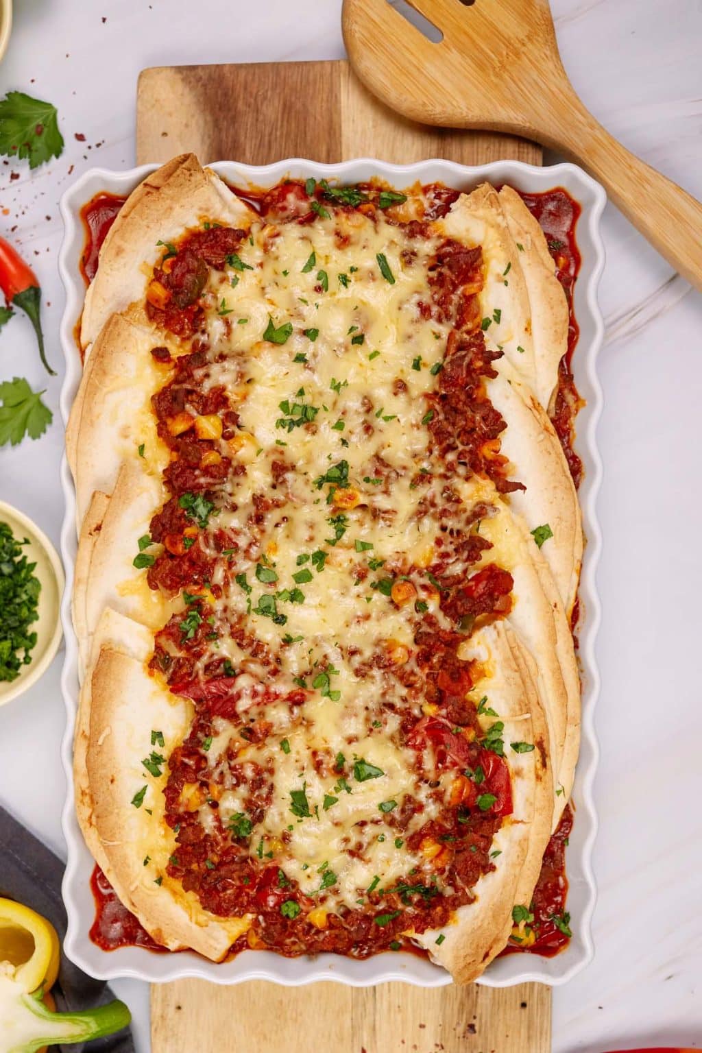 Fold-Over Tortilla Bake - Casserole Recipes