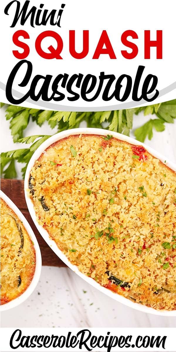 Mini Squash Casserole - Casserole Recipes