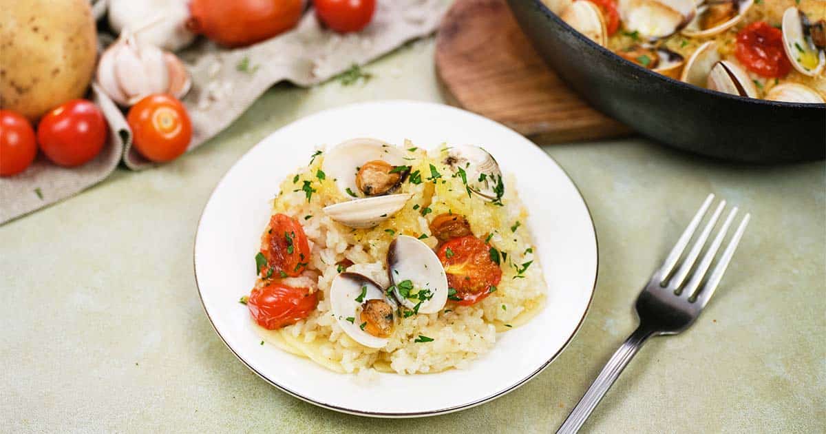 Italian Baked Rice and Clams - Casserole Recipes